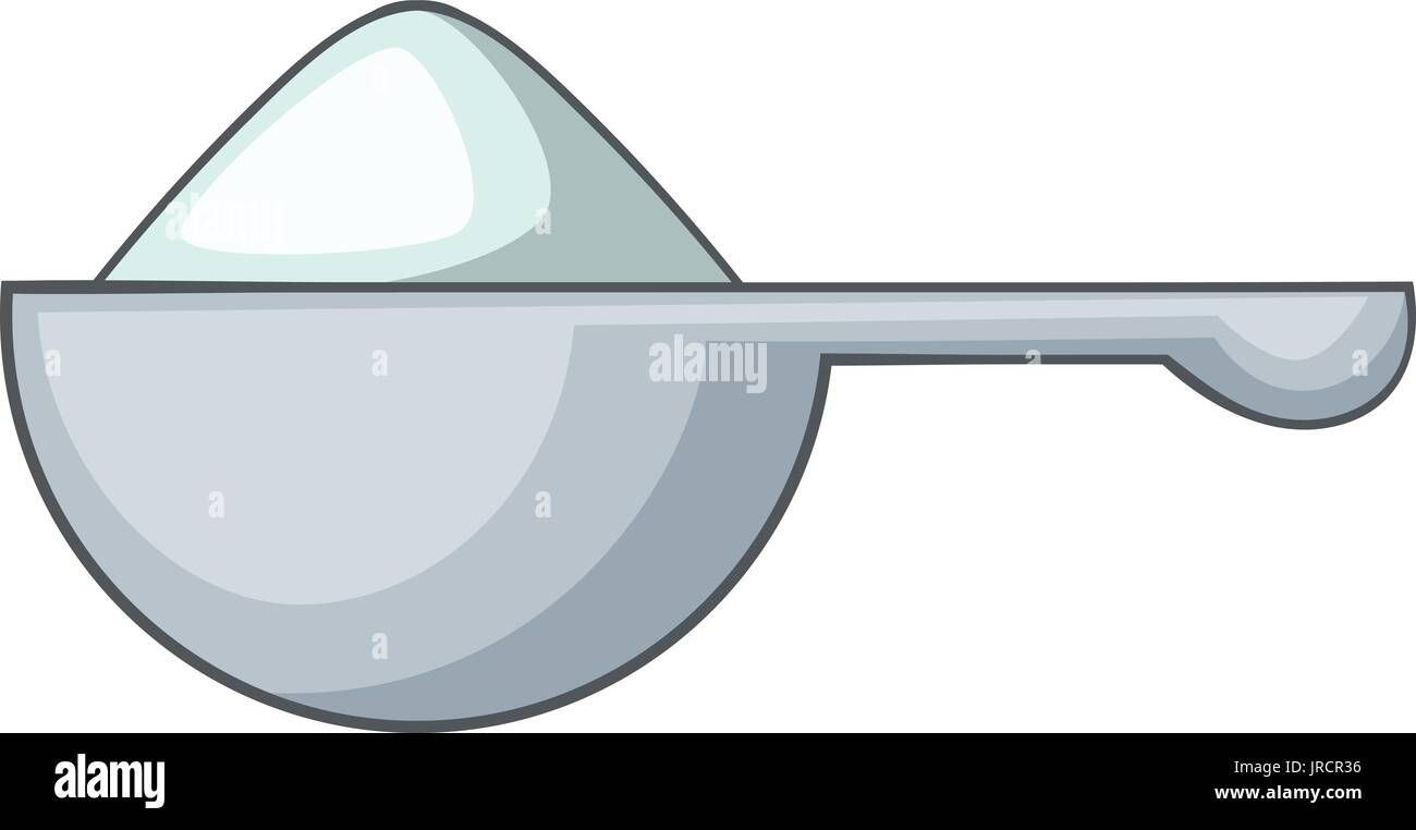 Spoon of washing powder icon, cartoon style Stock Vector Image & Art ...