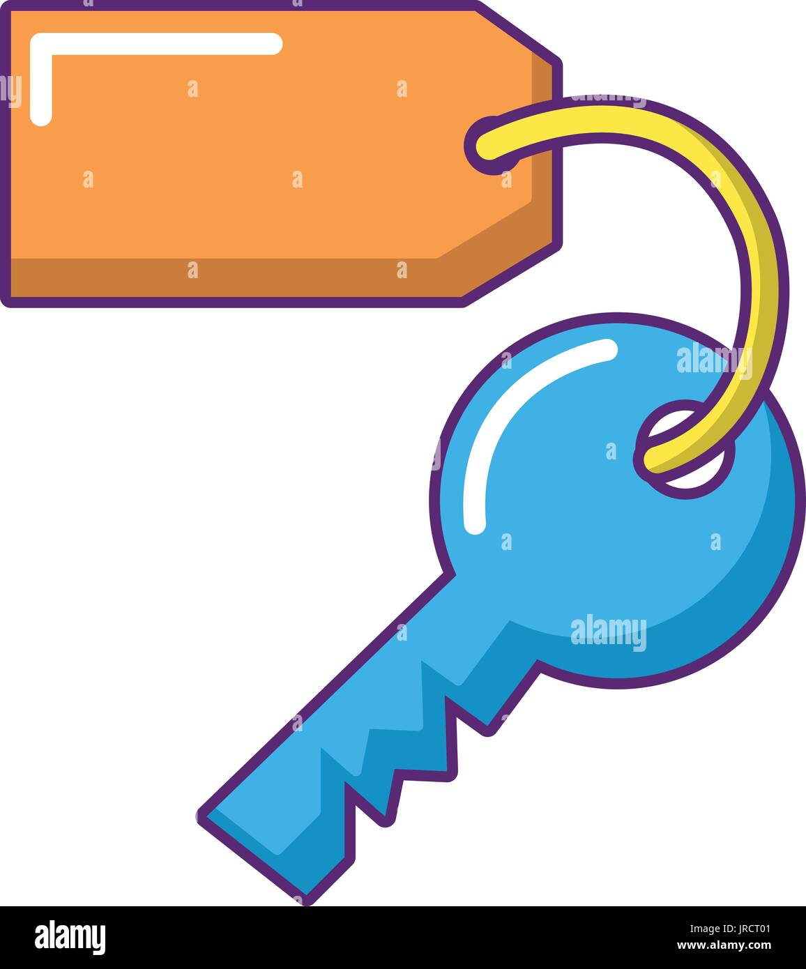 Room key at hotel icon, cartoon style Stock Vector Image & Art - Alamy