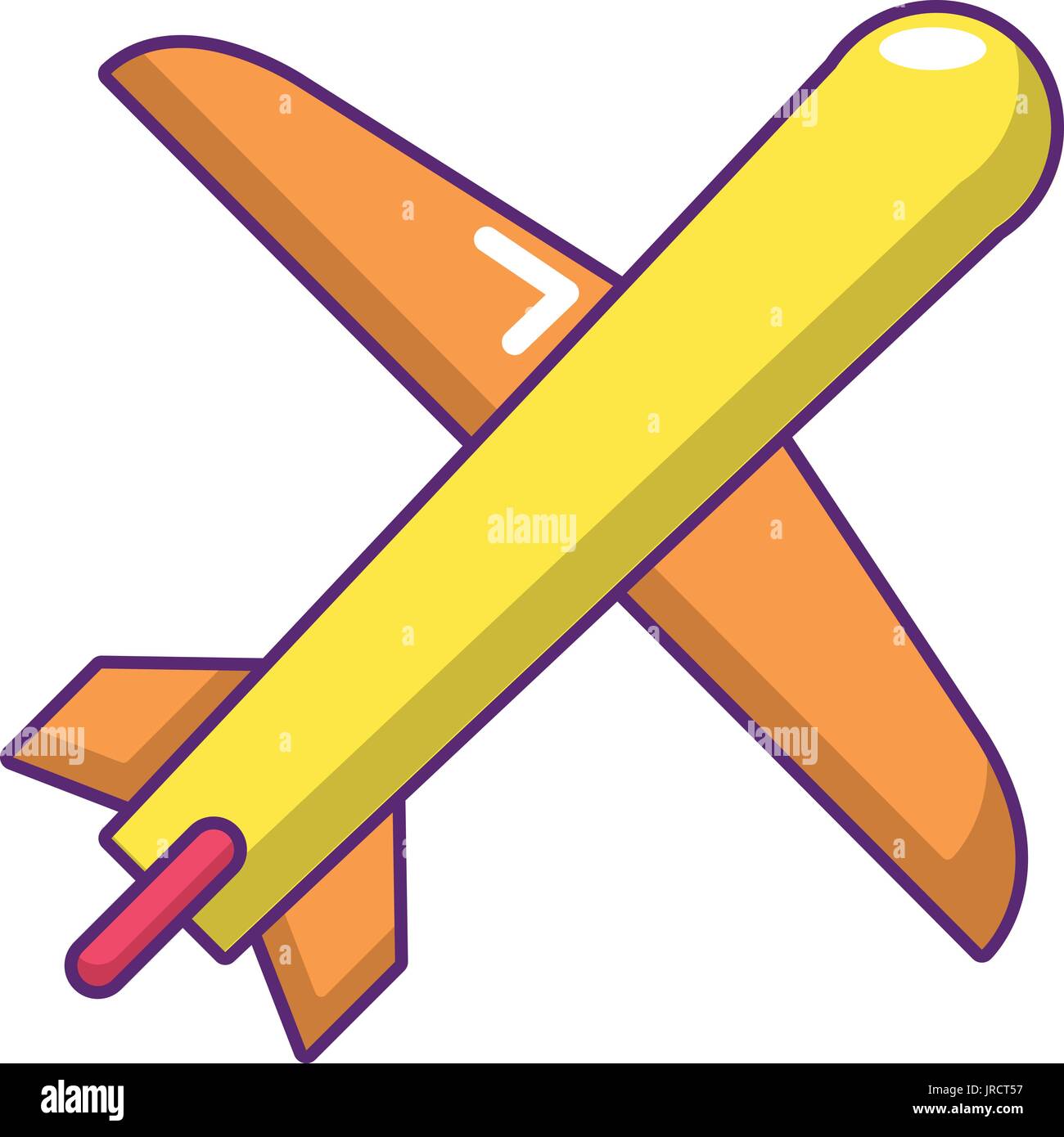 Plane icon, cartoon style Stock Vector Image & Art - Alamy