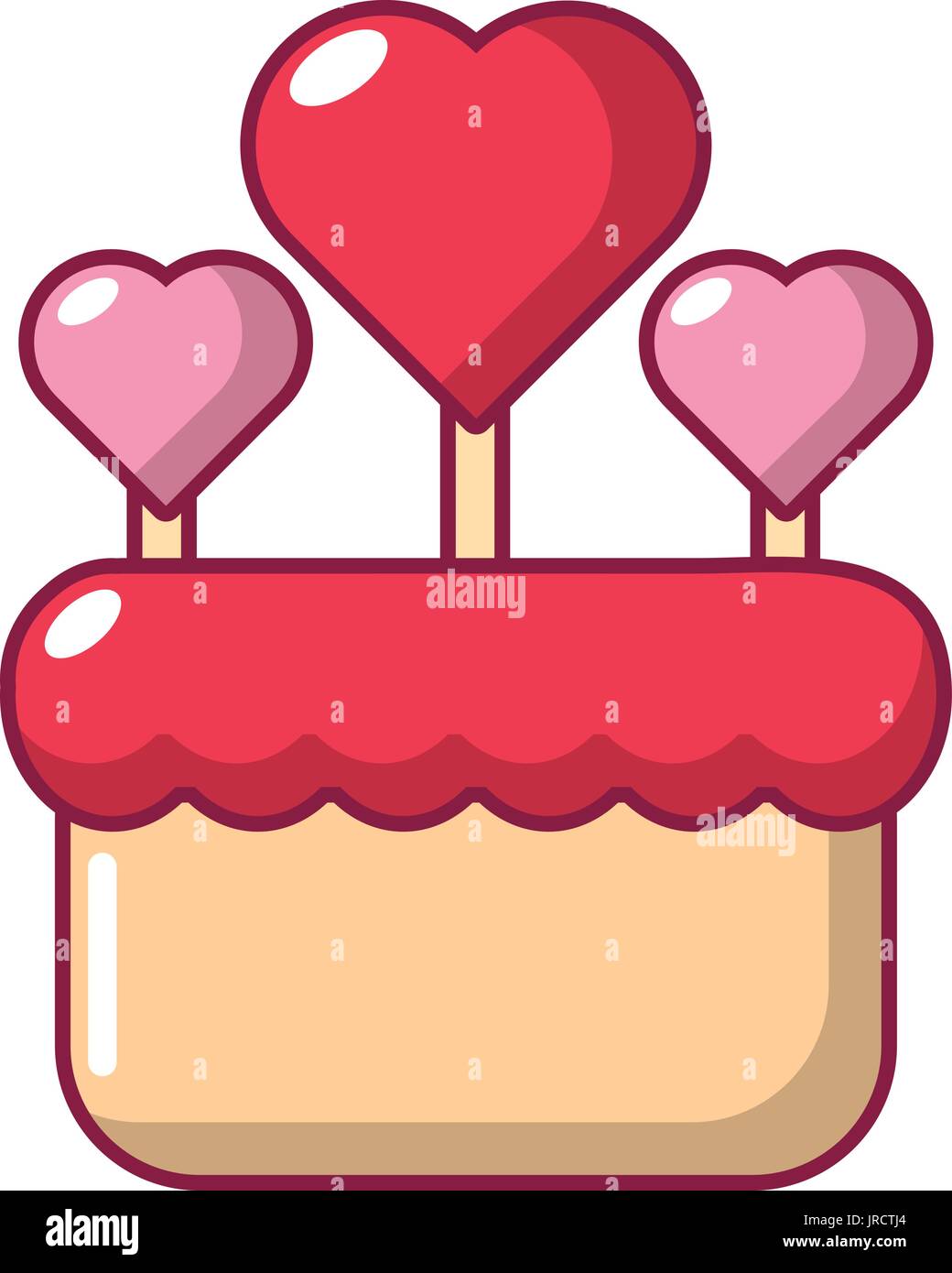 Tier wedding cake white Stock Vector Images - Alamy