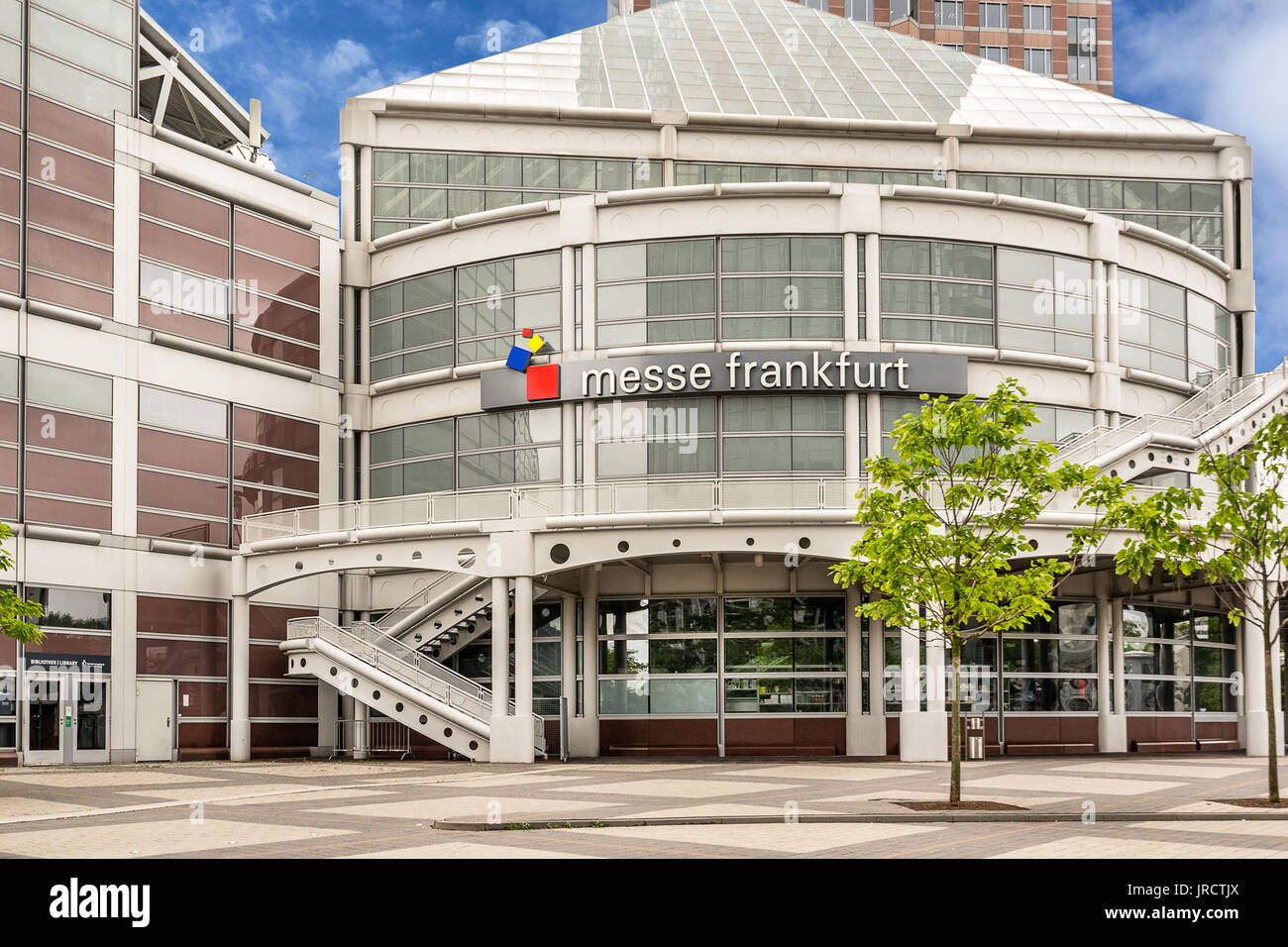 Messe congress centre in Frankfurt am Main Stock Photo - Alamy