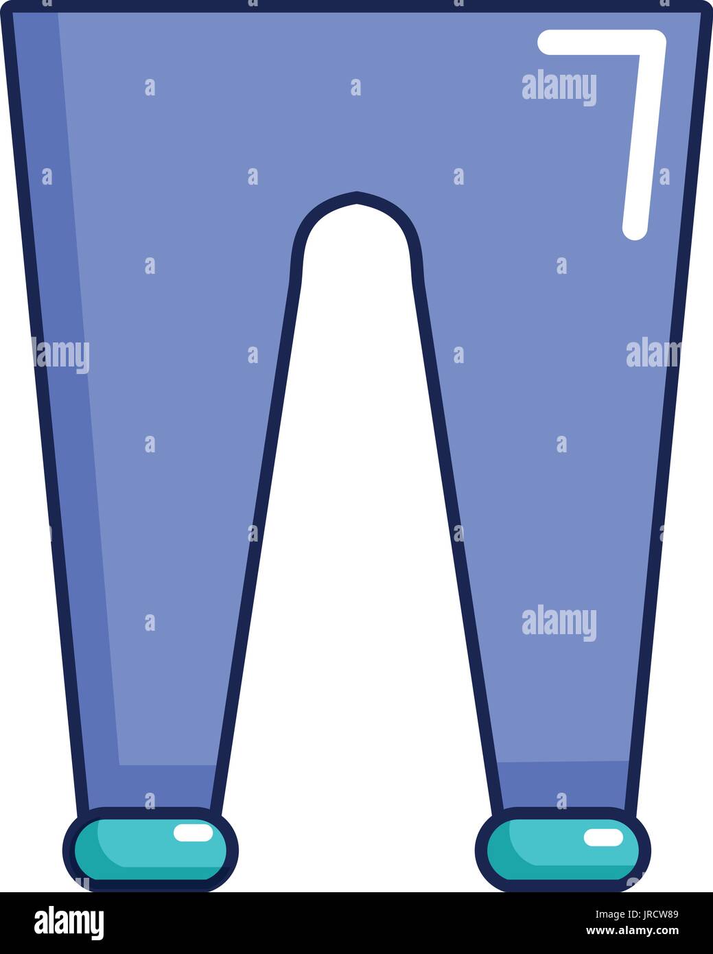 Men fashion accesory pants icon, cartoon style Stock Vector Image & Art ...