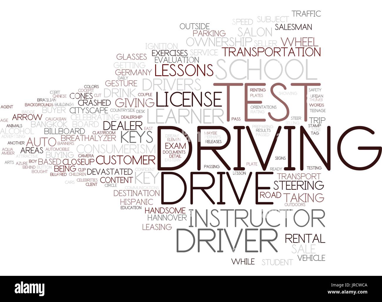 Learner Driver Stock Vector Images - Alamy