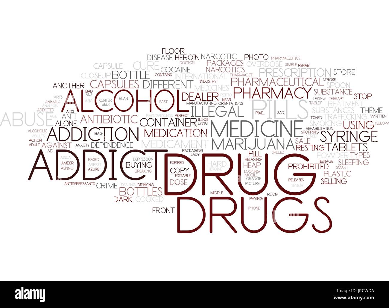 Drug Abuse Concept Stock Vector Images - Alamy