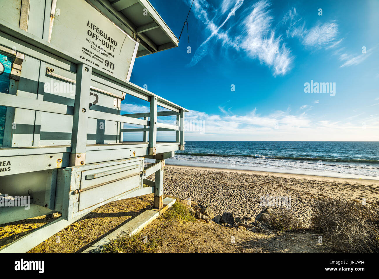 Malibu lifeguard tower hi-res stock photography and images - Alamy