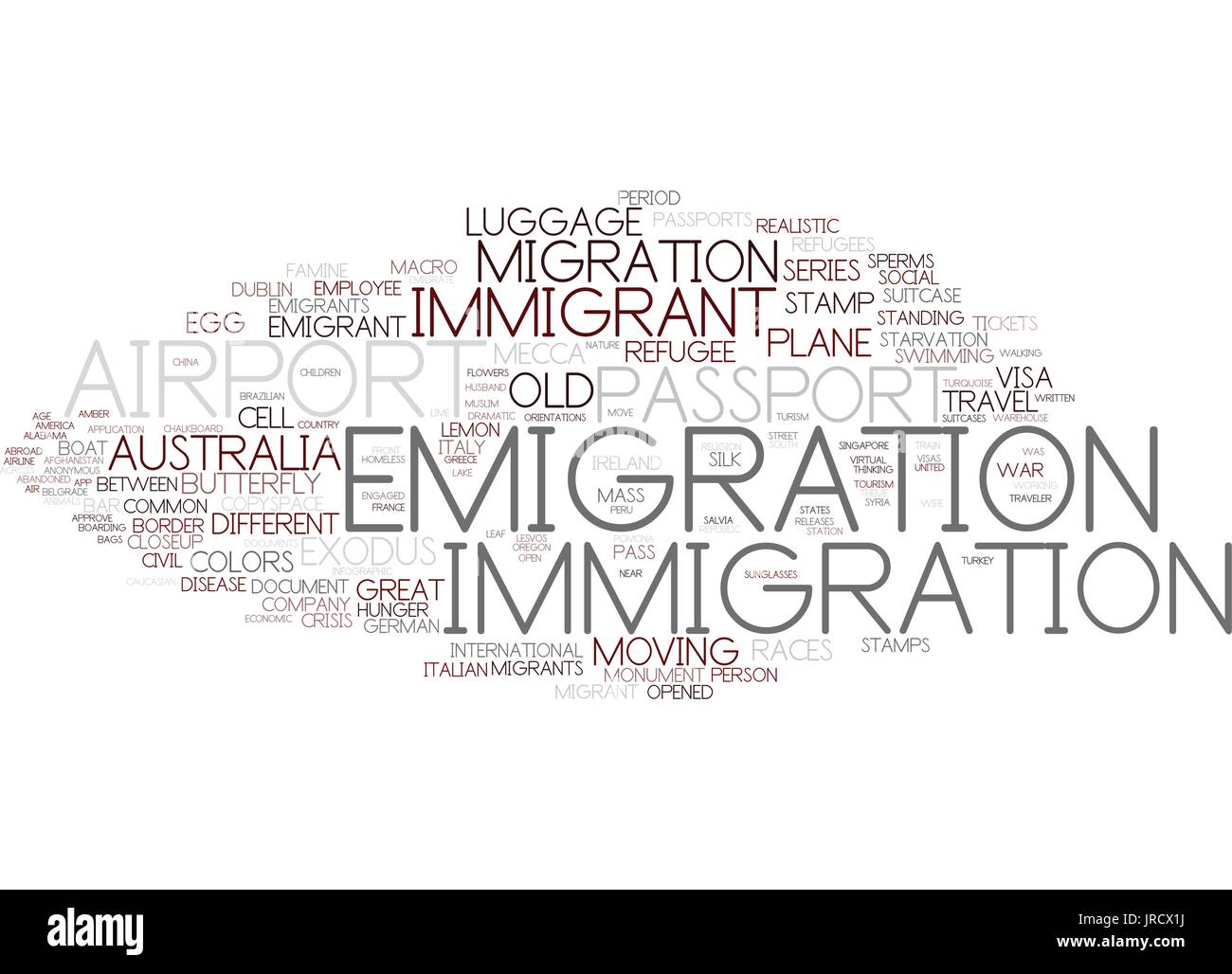 Migration Australia Stock Vector Images - Alamy