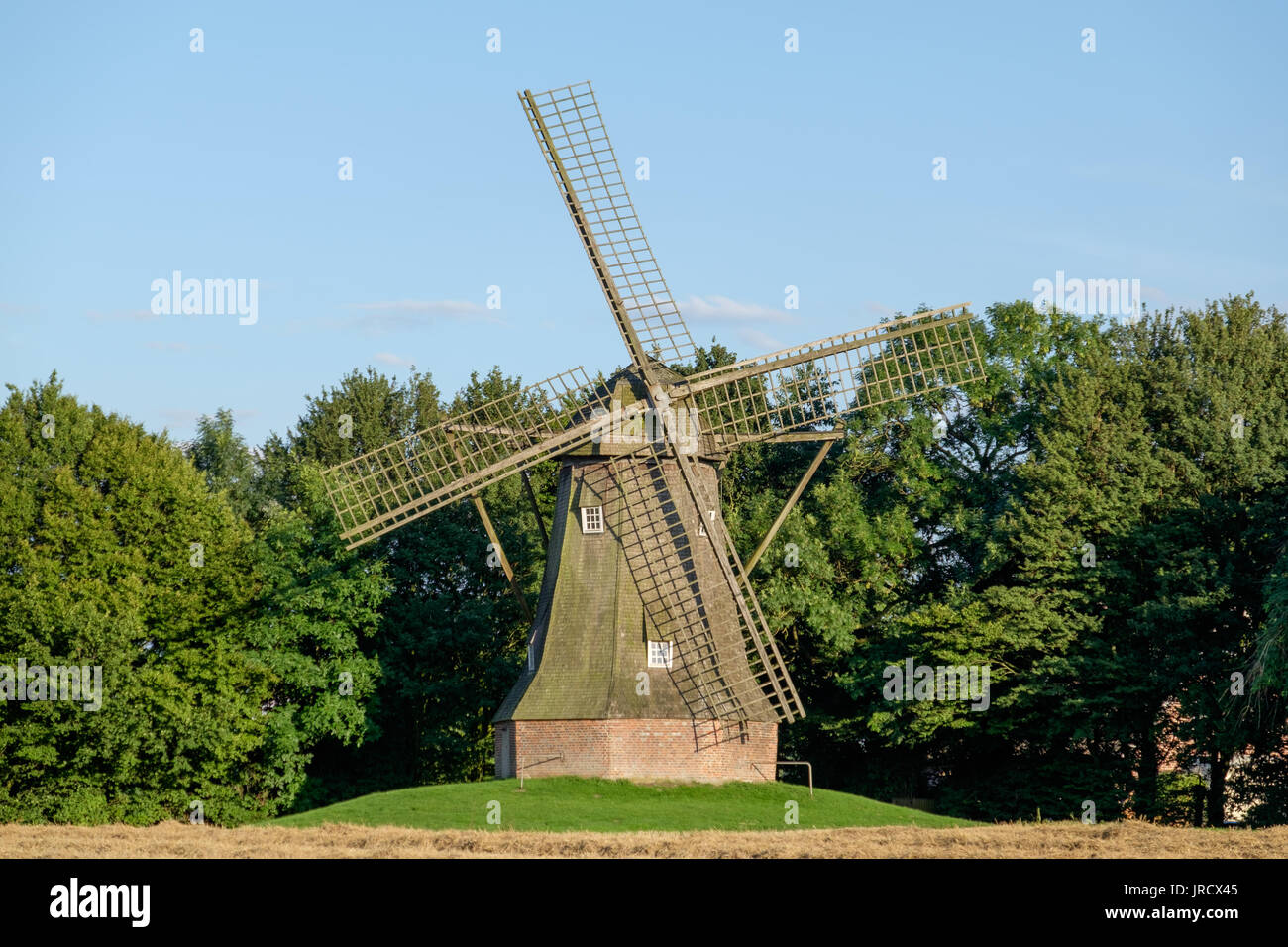 mills in the german muensterland Stock Photo - Alamy
