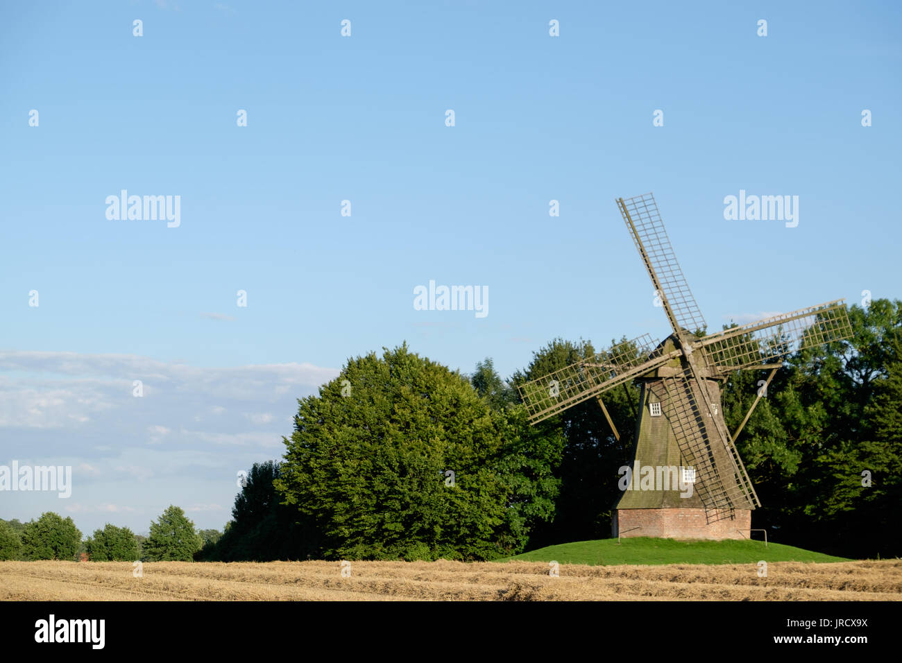 mills in the german muensterland Stock Photo - Alamy