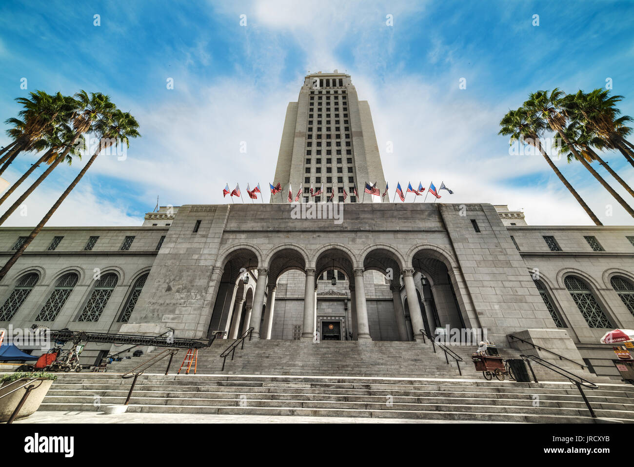 Los Angeles city hall in downtown L.A Stock Photo - Alamy
