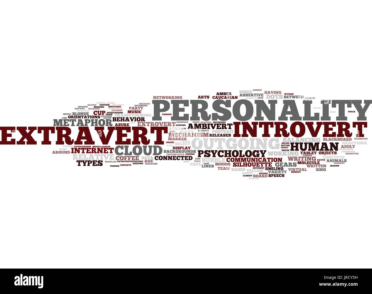 Introvert Word Stock Vector Images - Alamy