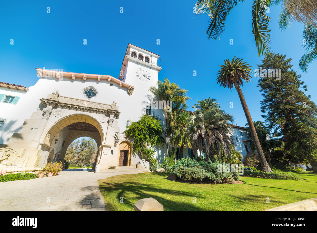 plants and trees in Santa Barbara, California Stock Photo - Alamy