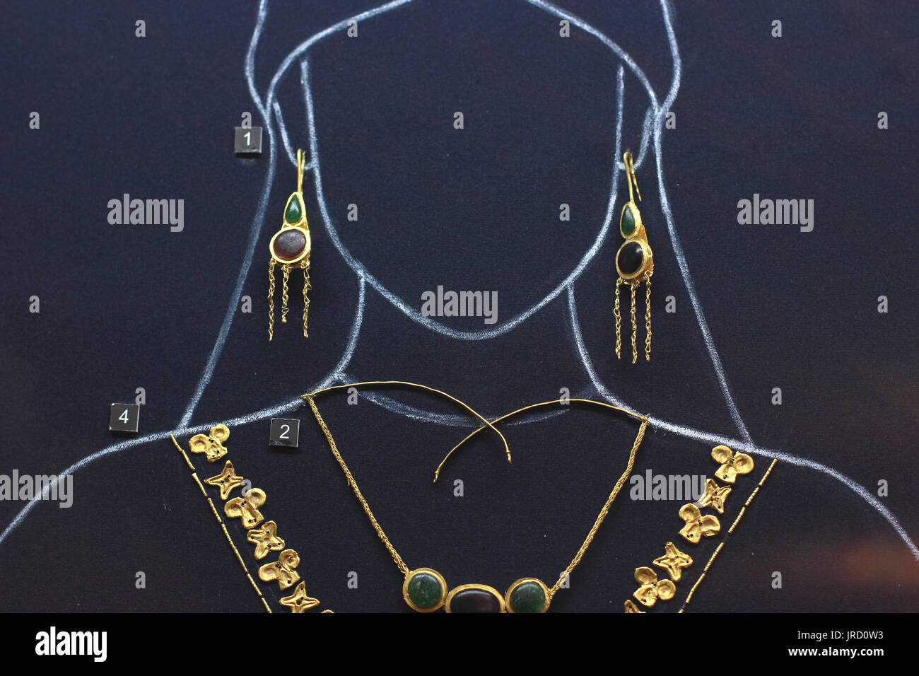 Ancient gold jewelry of Scythians Stock Photo - Alamy