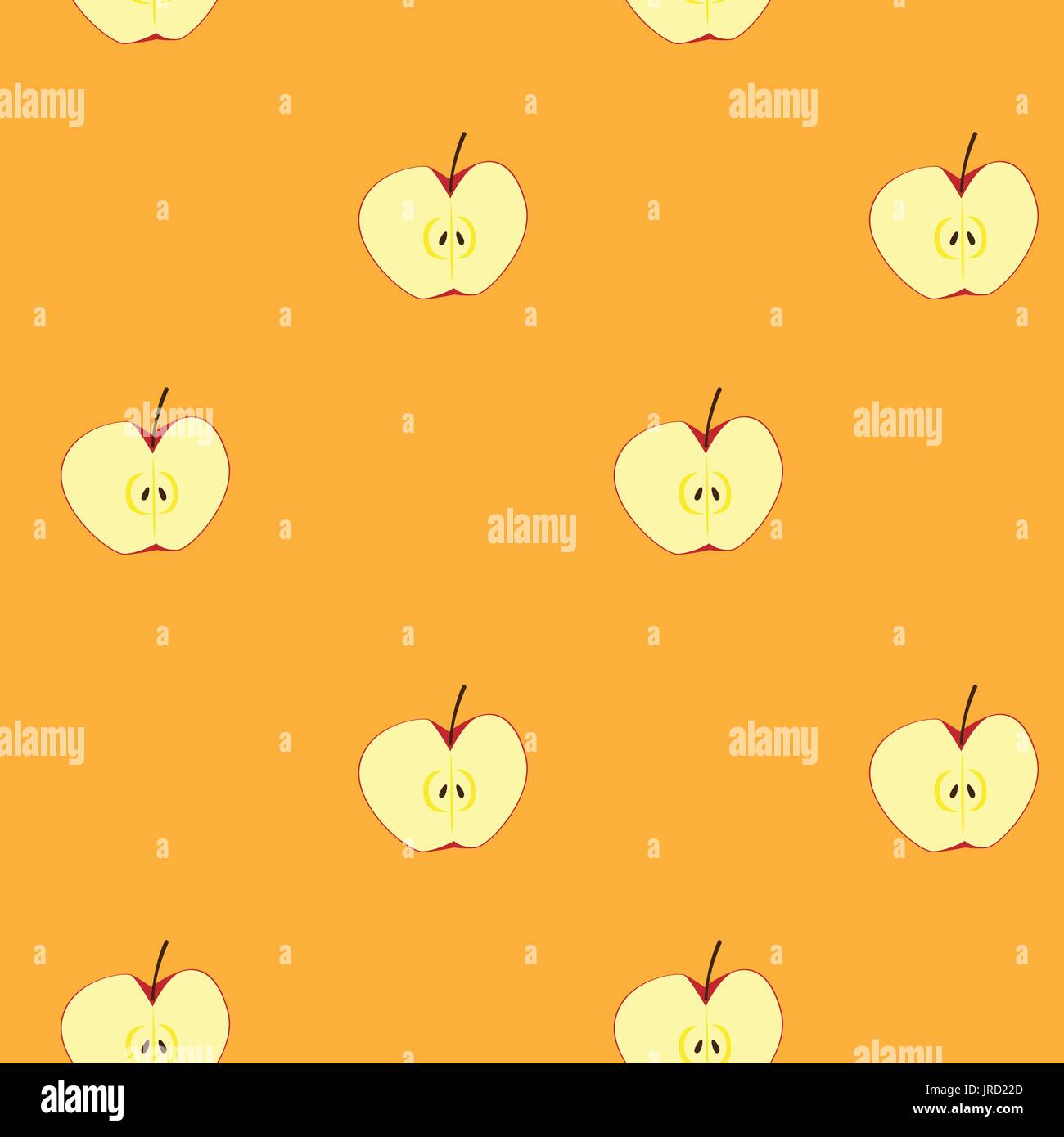 apple clipart illustration, for seamless background, vector format ...