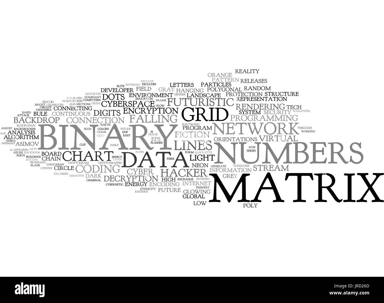 Matrix Numbers Black and White Stock Photos & Images - Alamy