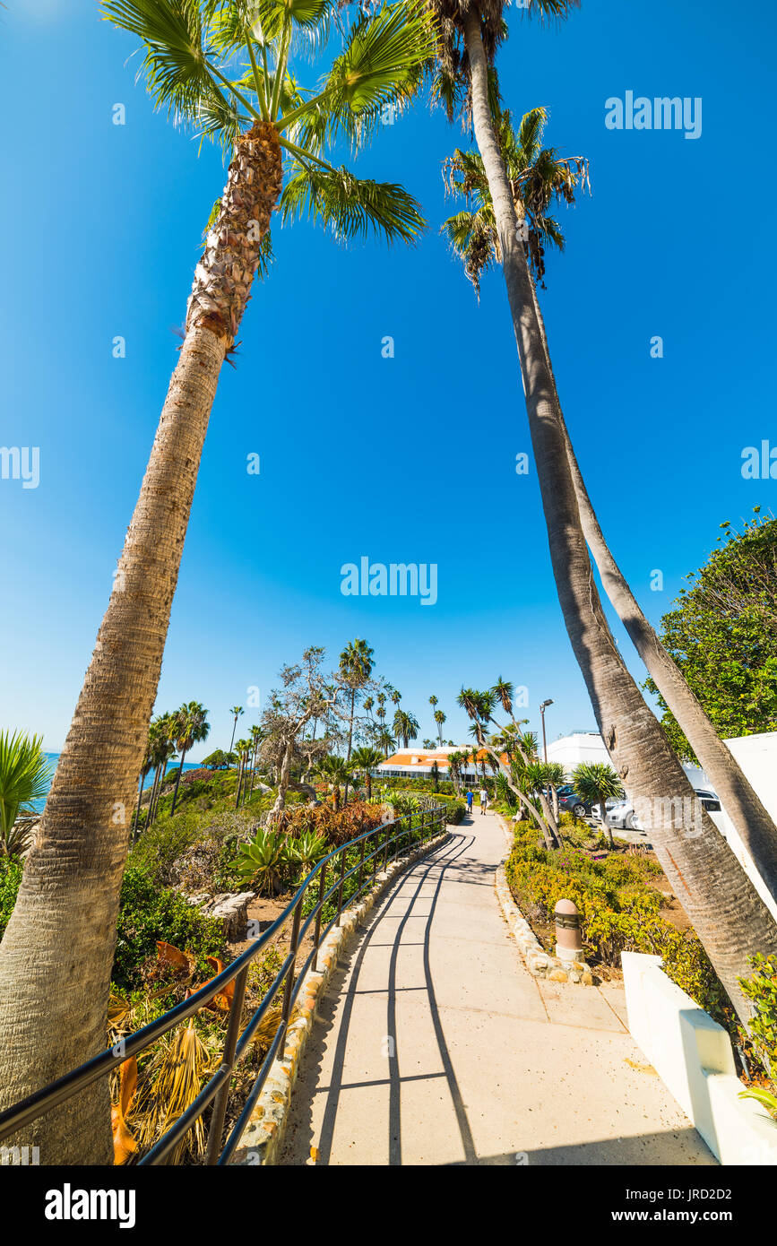 Walk path in Laguna Beach, California Stock Photo - Alamy