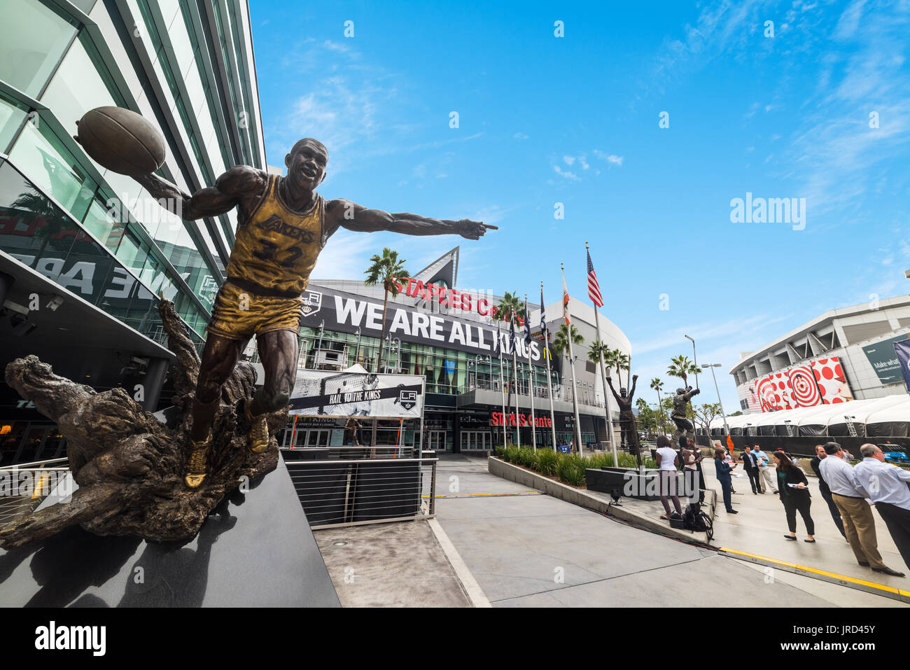 Magic johnson lakers hi-res stock photography and images - Alamy