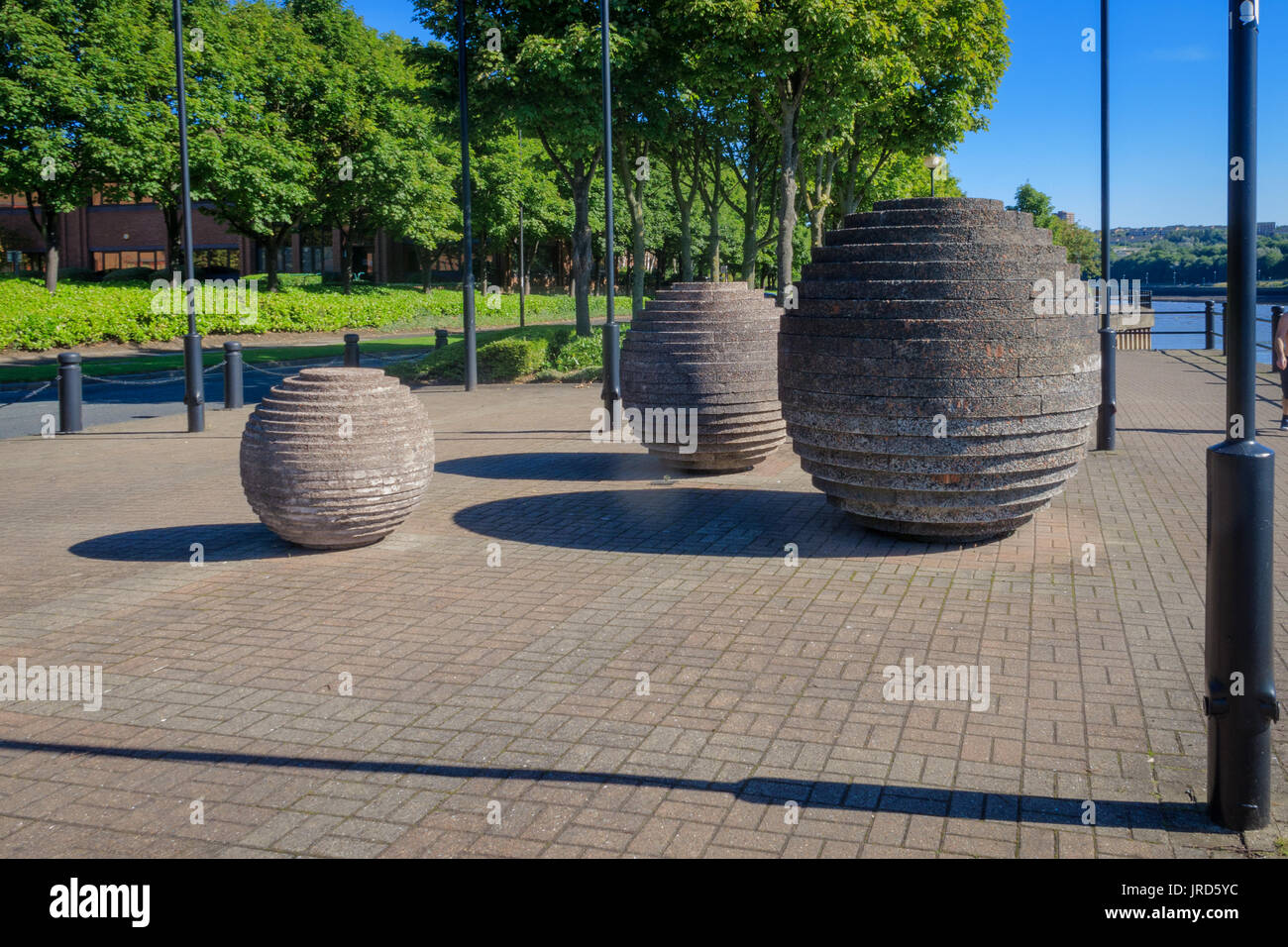 Scenes from the Newcastle city centre and the river Tyne Stock Photo ...
