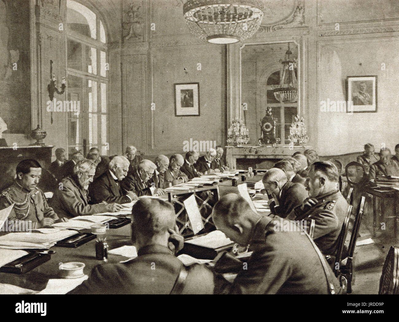 Inter Allied conference at Versailles Stock Photo - Alamy