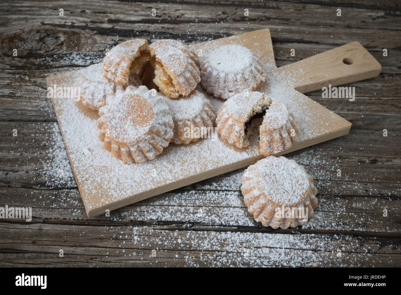 The "gobeletti" are a classic pastry in Liguria: they are pastry ...