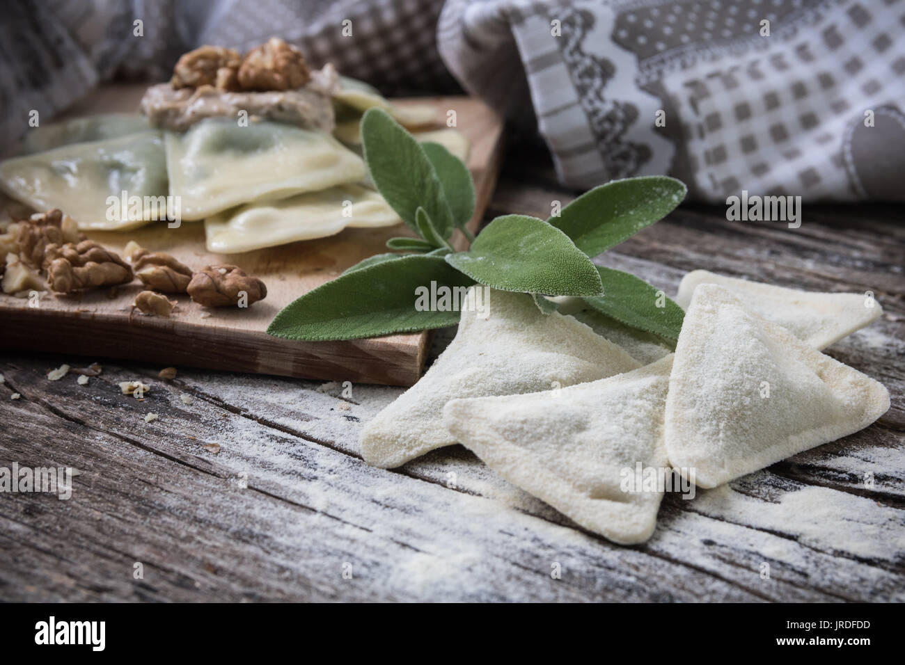 Pansotti is a typical dish of Liguria and the nougat sauce is perfectly ...