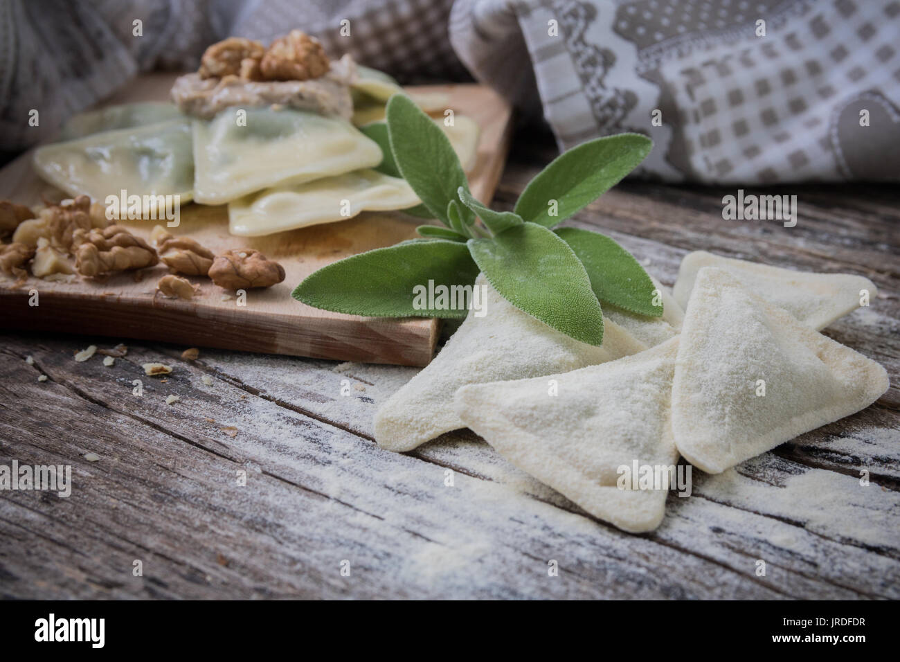 Pansotti is a typical dish of Liguria and the nougat sauce is perfectly ...