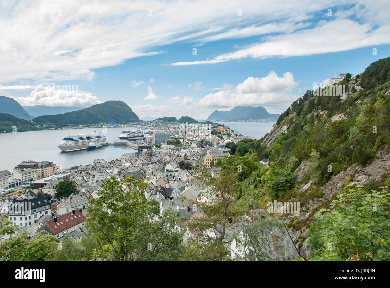 Aksla mountain viewpoint hi-res stock photography and images - Alamy
