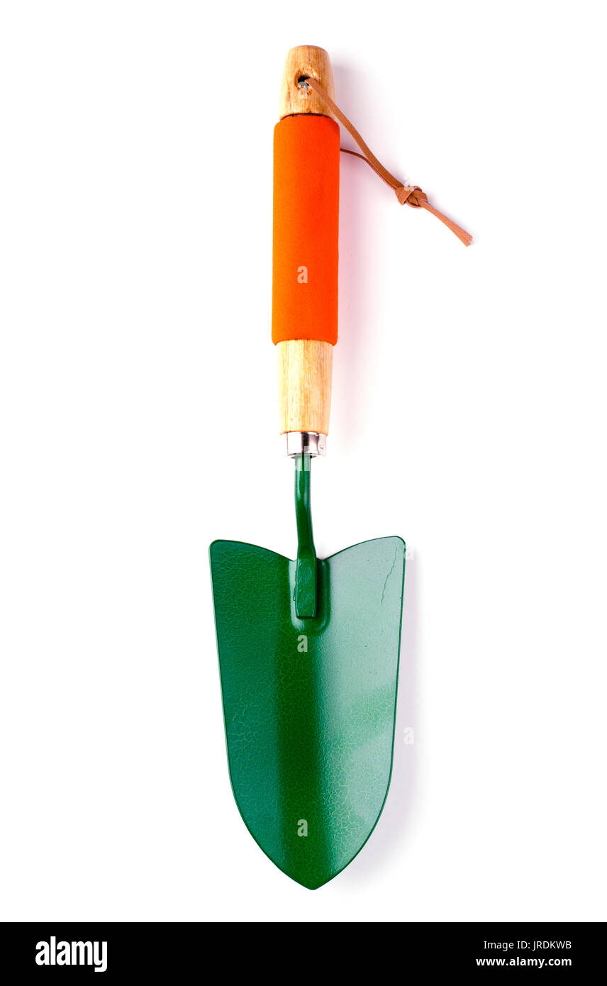 garden shovel on a white background Stock Photo - Alamy