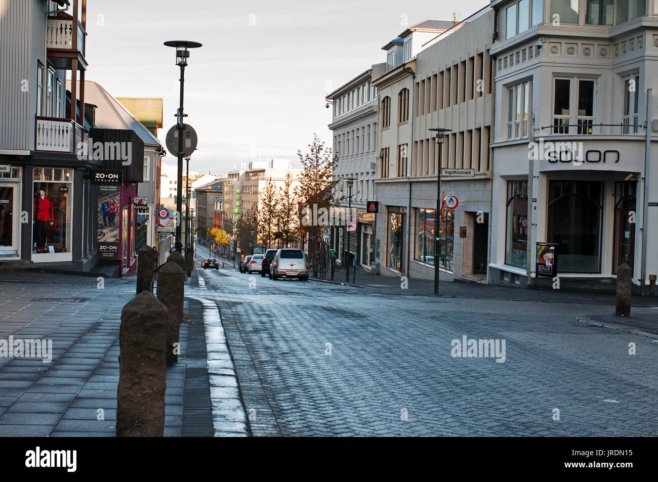 Reykjavik view night hi-res stock photography and images - Alamy