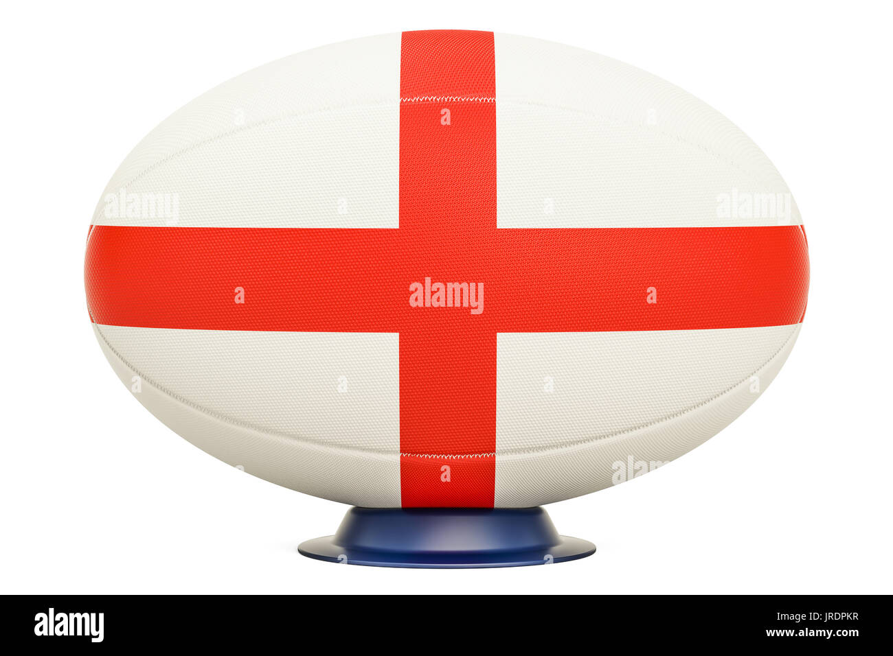 Rugby Ball with flag of England, 3D rendering isolated on white ...