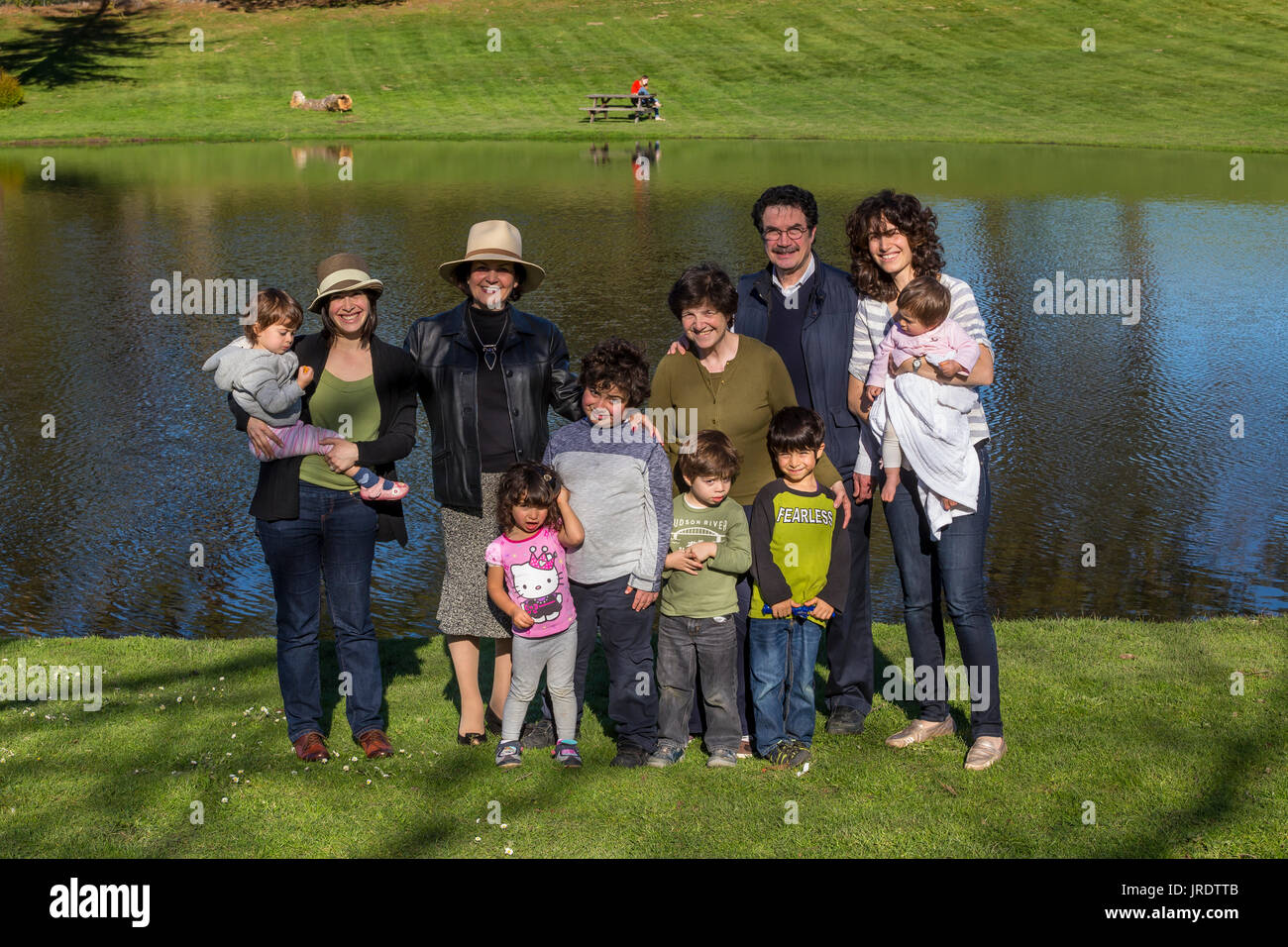 family outing, family, extended family, family portrait, Marin French ...