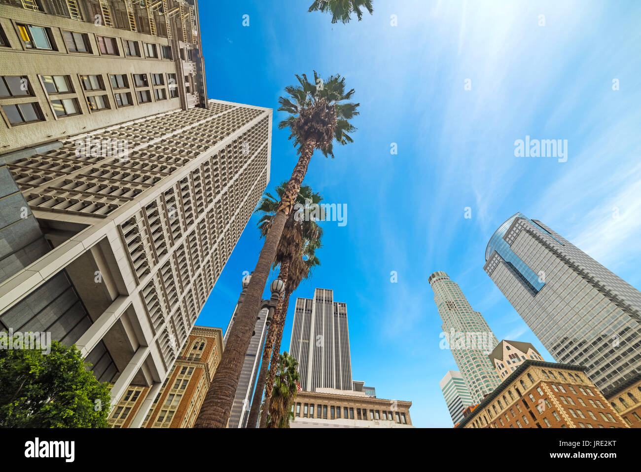 skyscrapers in downtown Los Angeles Stock Photo - Alamy