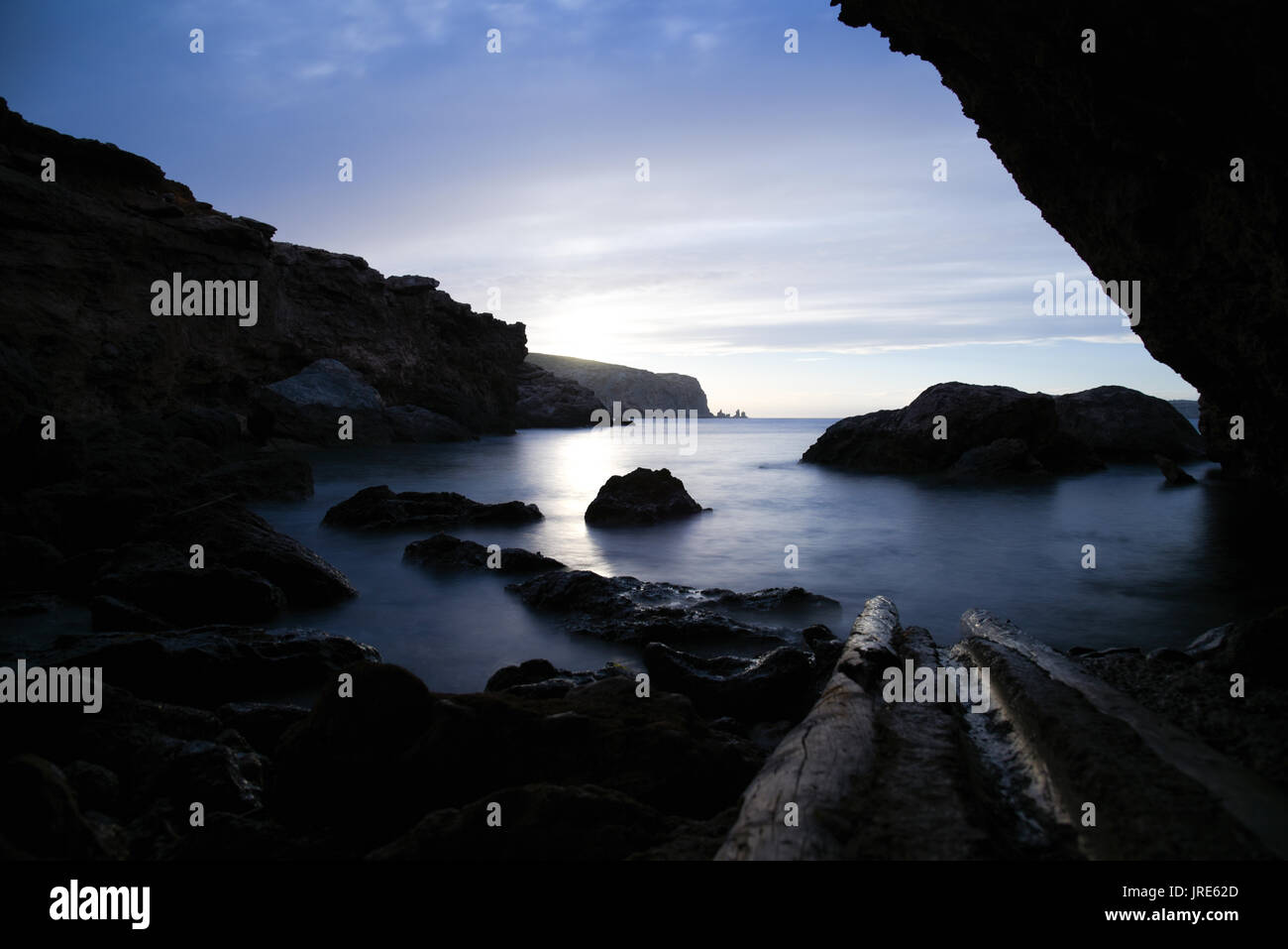 Remote seaside cove hi-res stock photography and images - Alamy