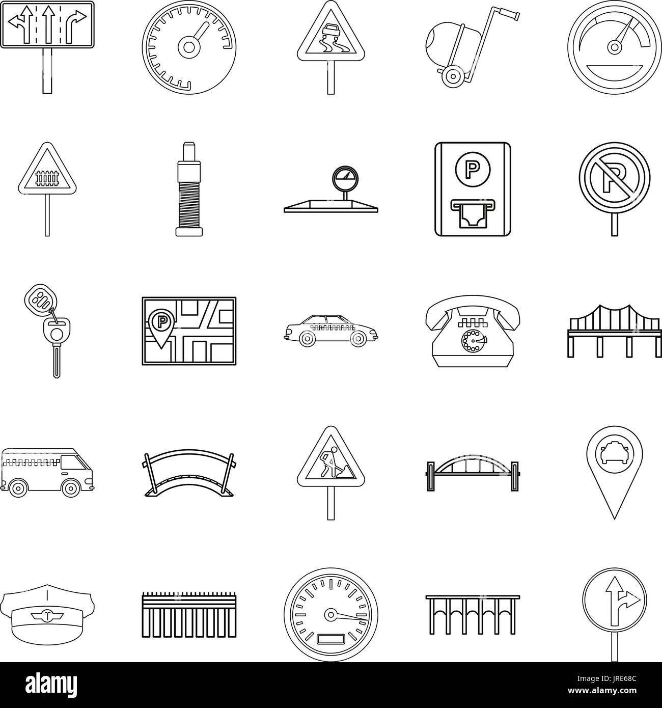 Pavement park sign Stock Vector Images - Alamy