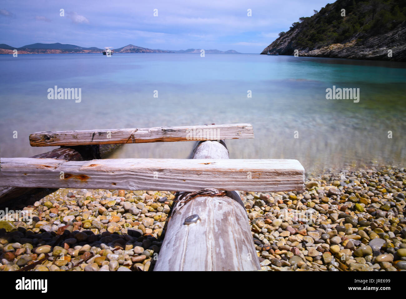 A peaceful cove in a less seen part of Ibiza Stock Photo - Alamy
