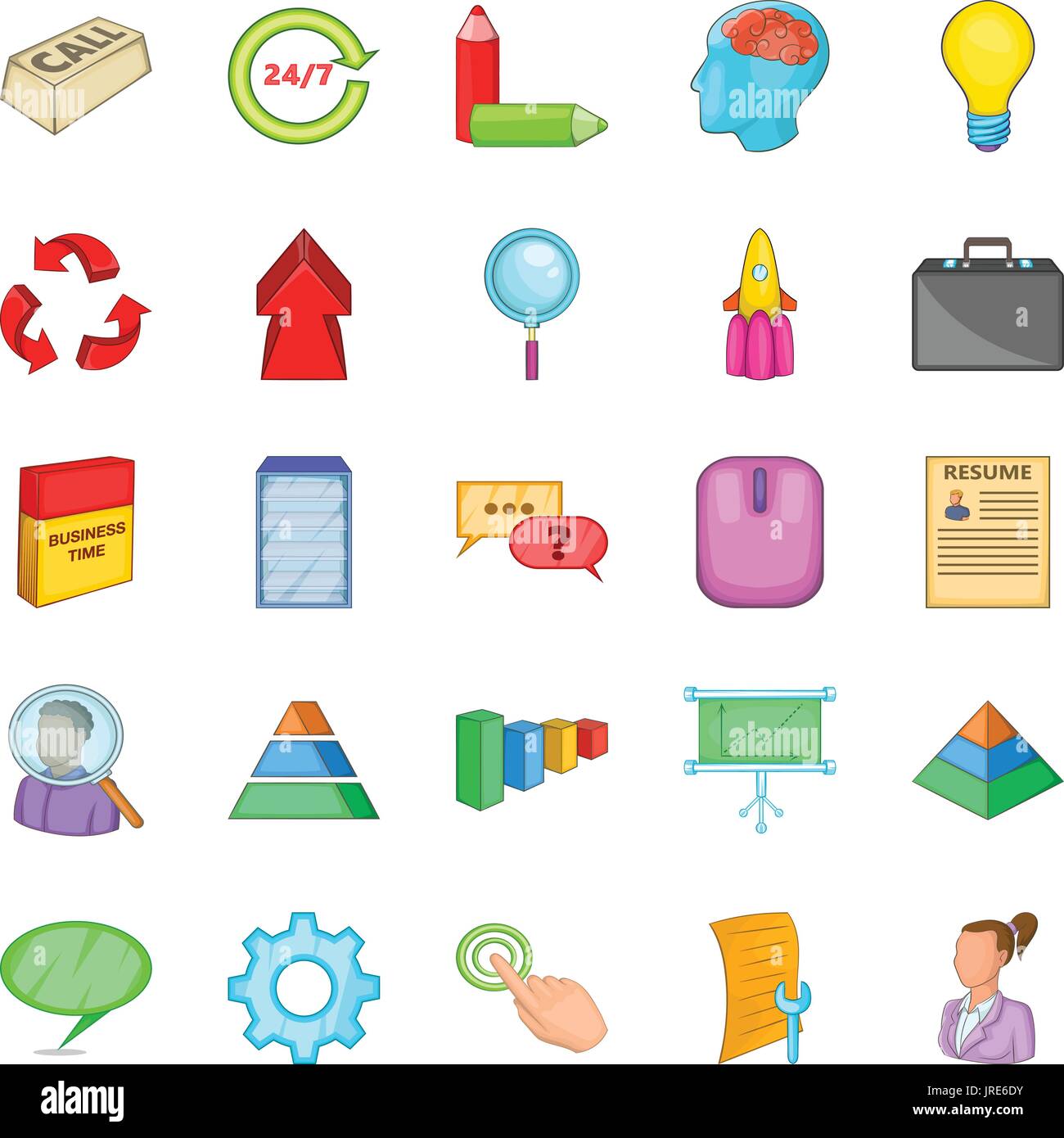 Treasury icons set, cartoon style Stock Vector Image & Art - Alamy