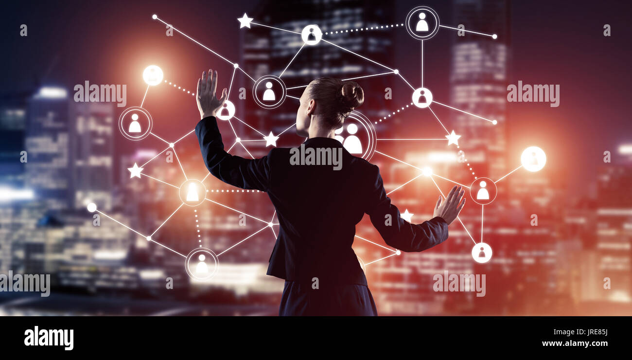 Modern wireless technologies and networking as tool for effectiv Stock ...