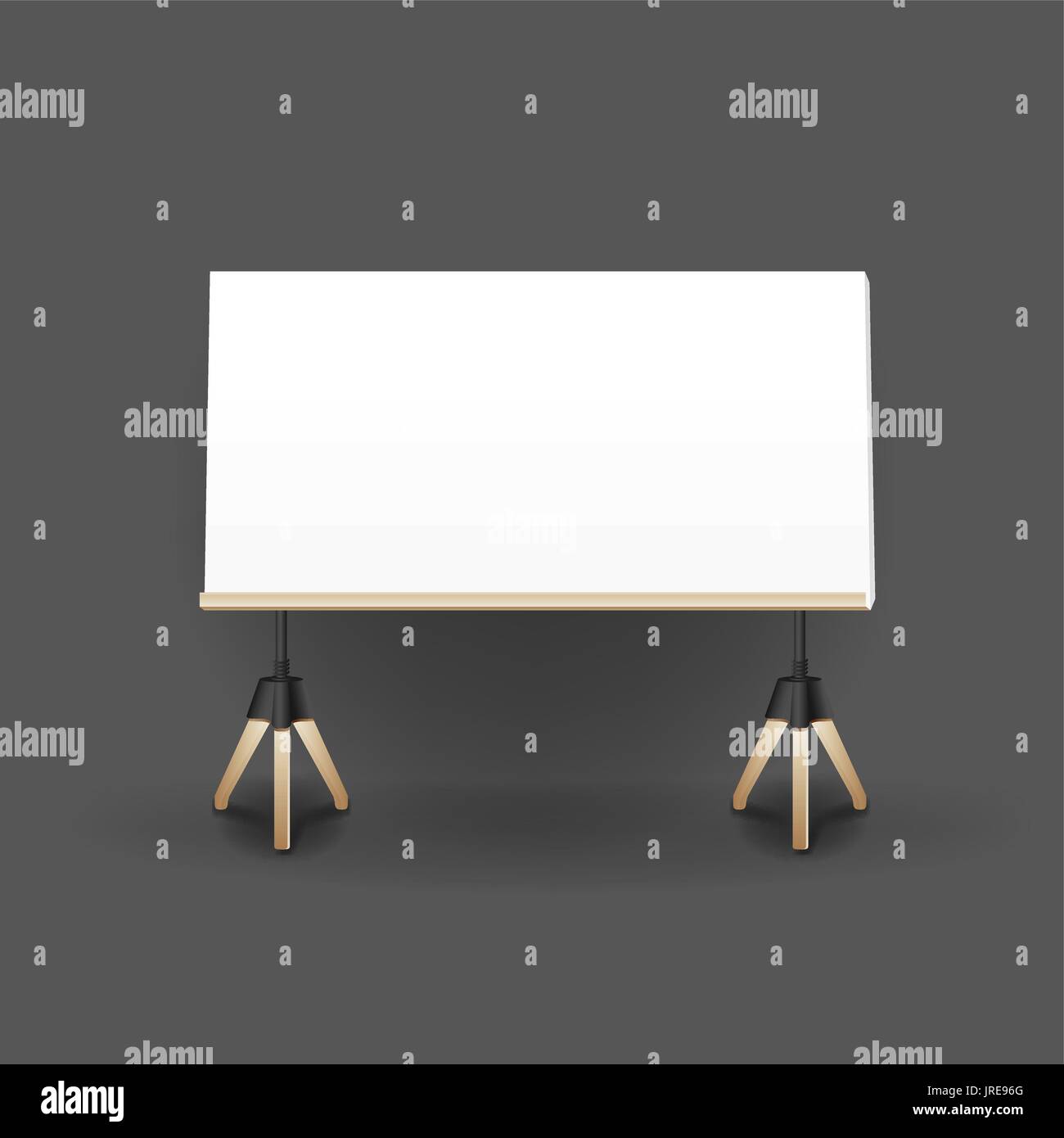 Mockup modern tripod template. Layout template. Realistic vector mockup ...