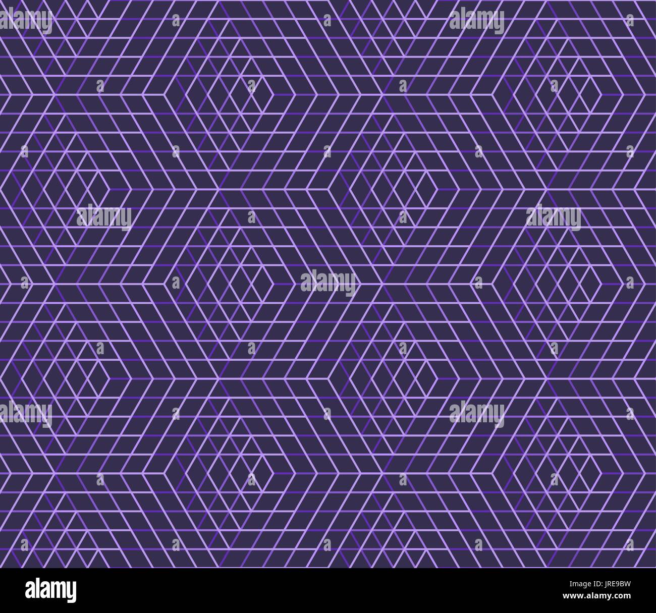 Seamless geometric pattern, violet hexagon abstract background, vector ...