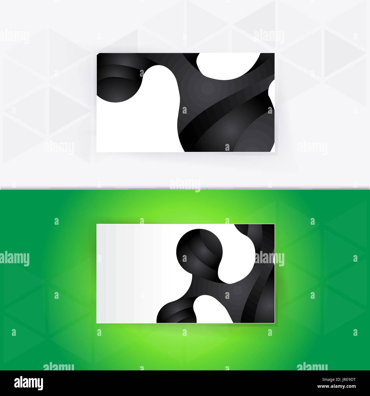 Abstract blank name card template for business artwork. eps 10 Stock ...