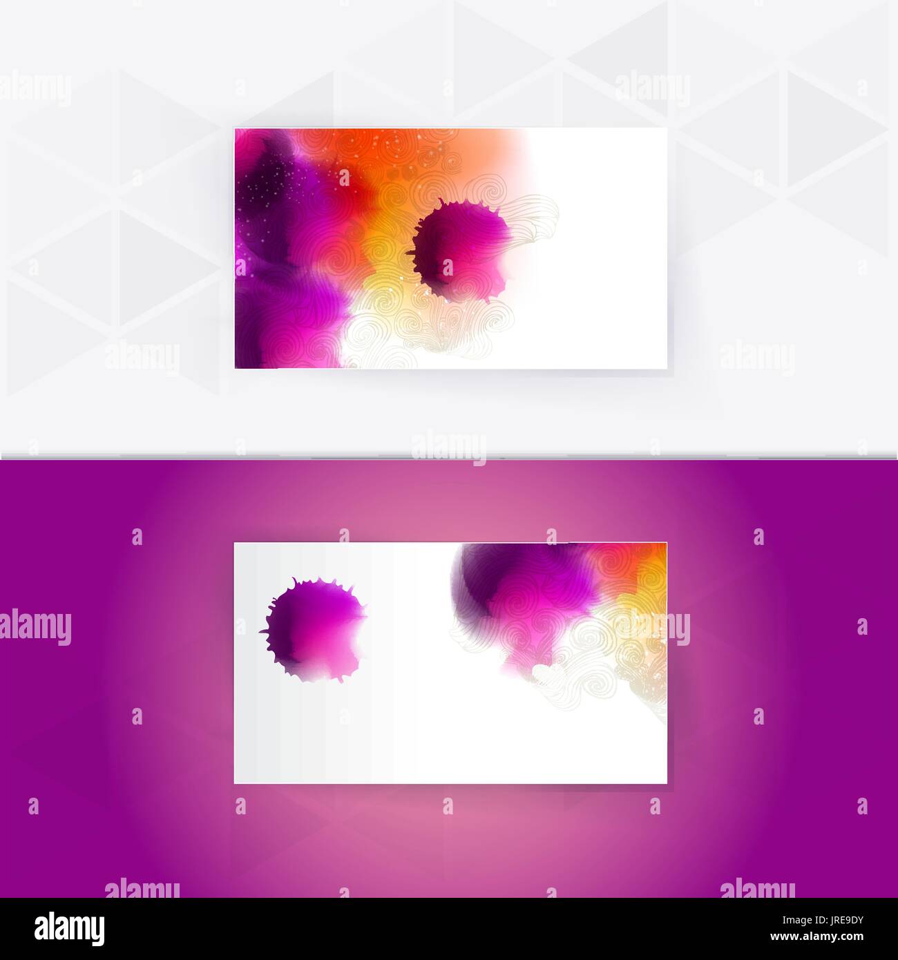 Abstract blank name card template for business artwork. eps 10 Stock ...
