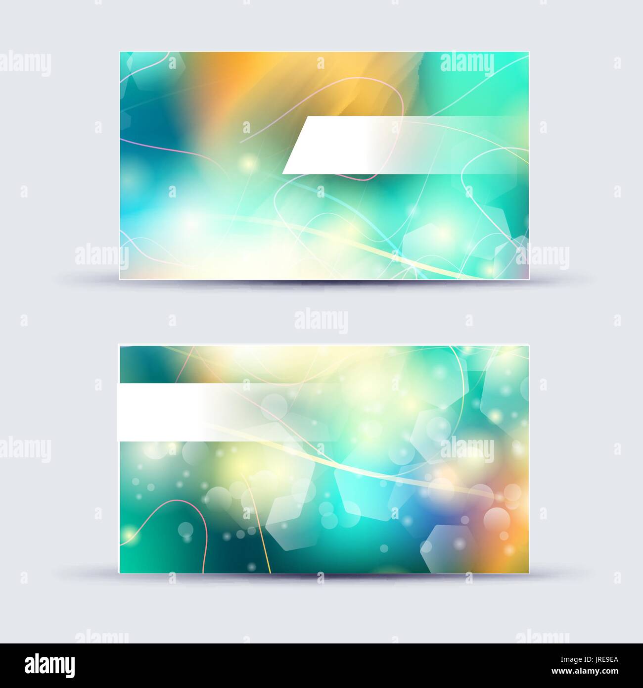 Abstract blank name card template for business artwork. eps 10 Stock Vector Image & Art - Alamy