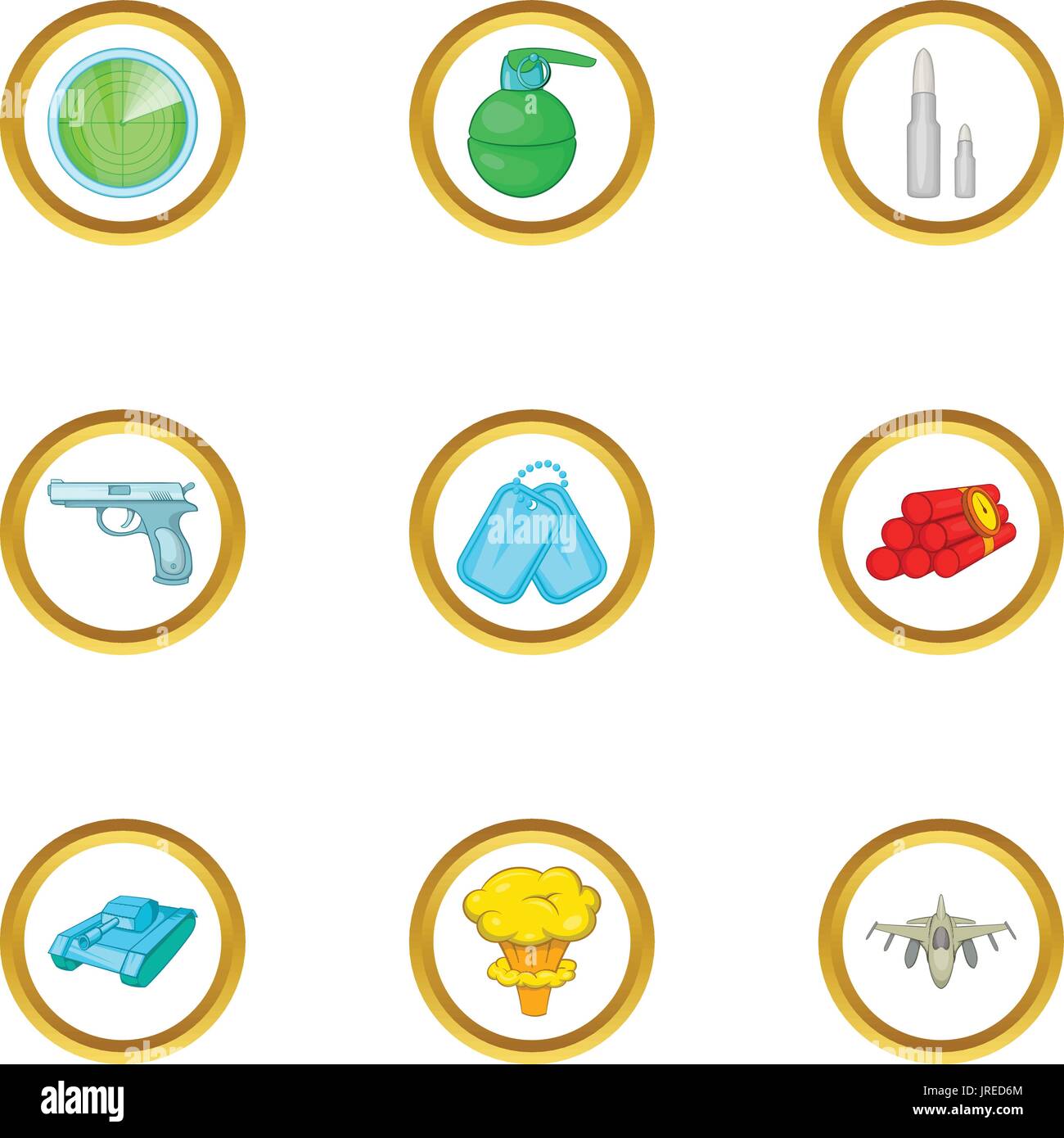 Explosive arsenal Stock Vector Images - Alamy