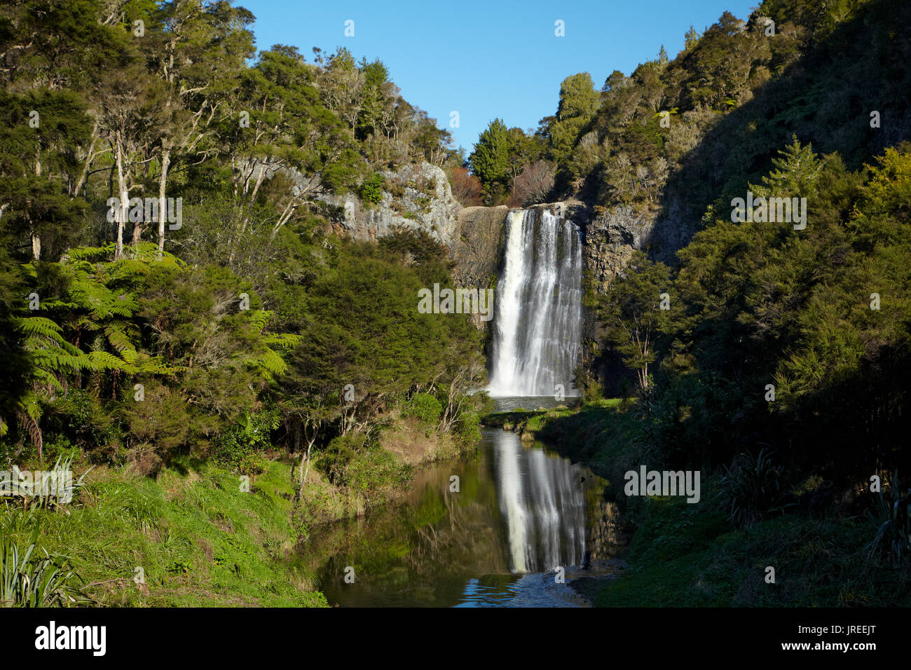 Hunua Falls, Hunua Ranges, Auckland, North Island, New Zealand Stock ...