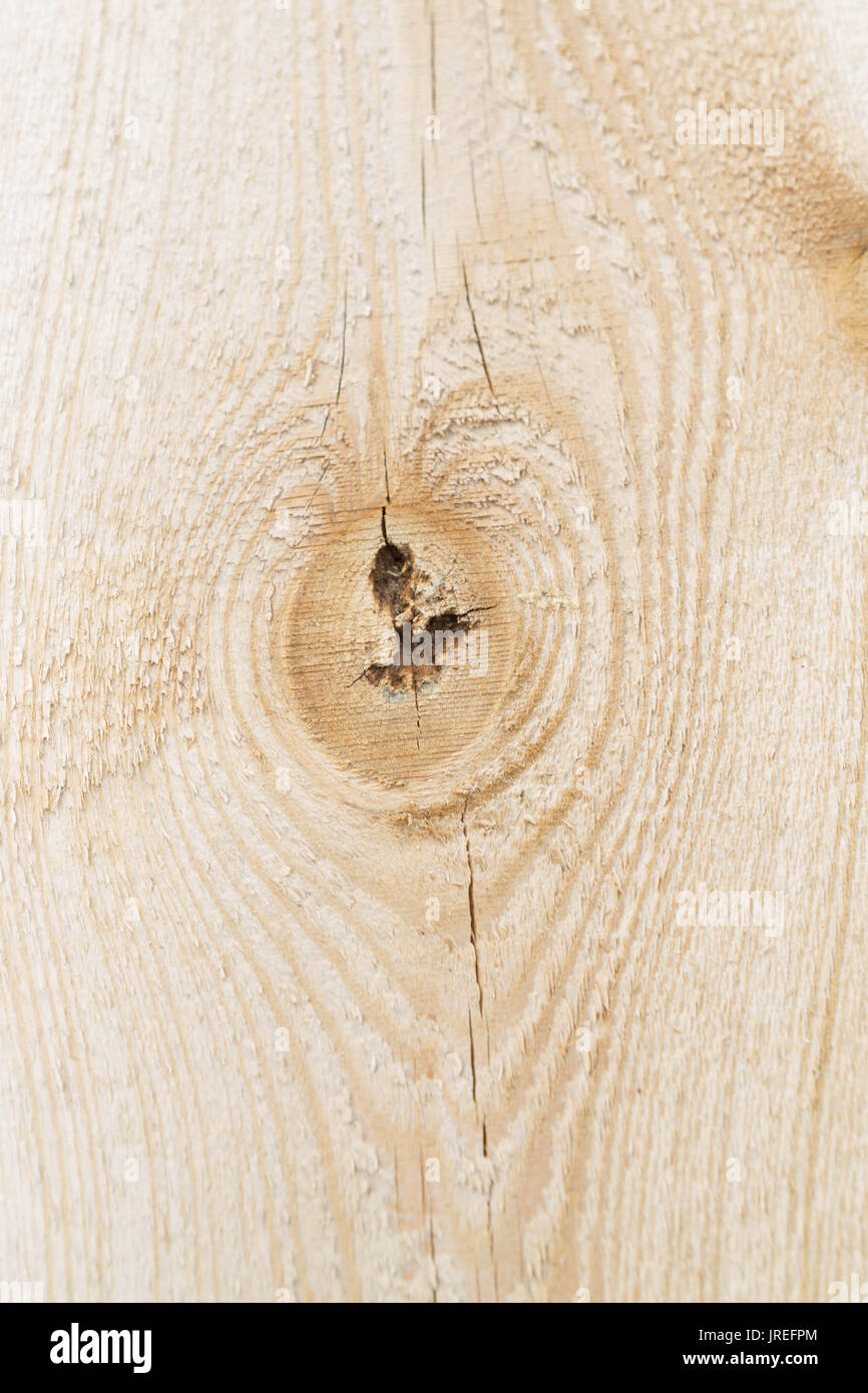 Wooden Board with a hole and a notch genuine breed Stock Photo - Alamy