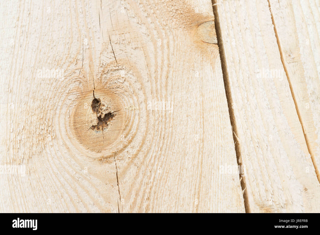 Wooden Board with a hole and a notch genuine breed Stock Photo - Alamy
