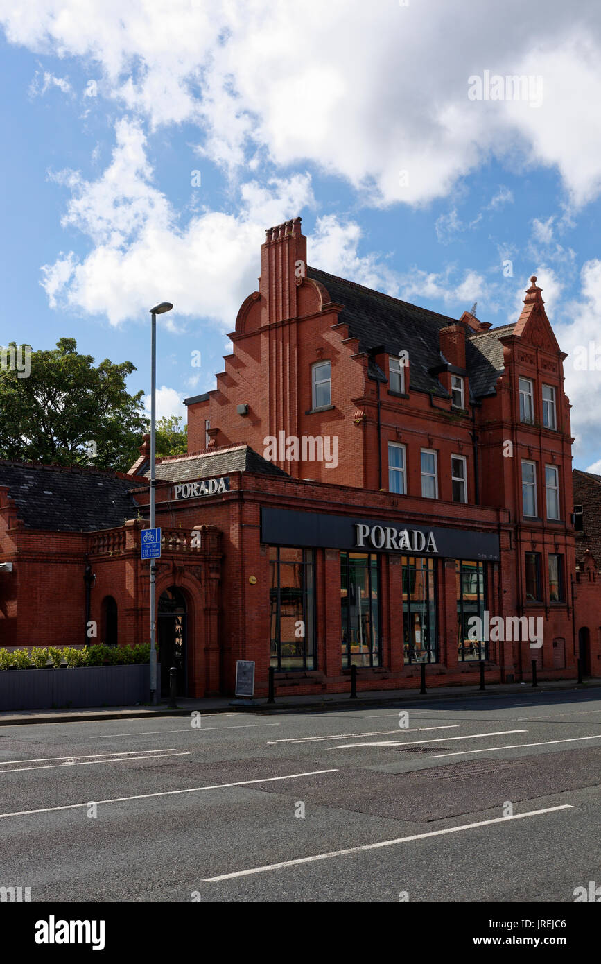 Red brick building in whitefield bury lancashire uk Stock Photo - Alamy