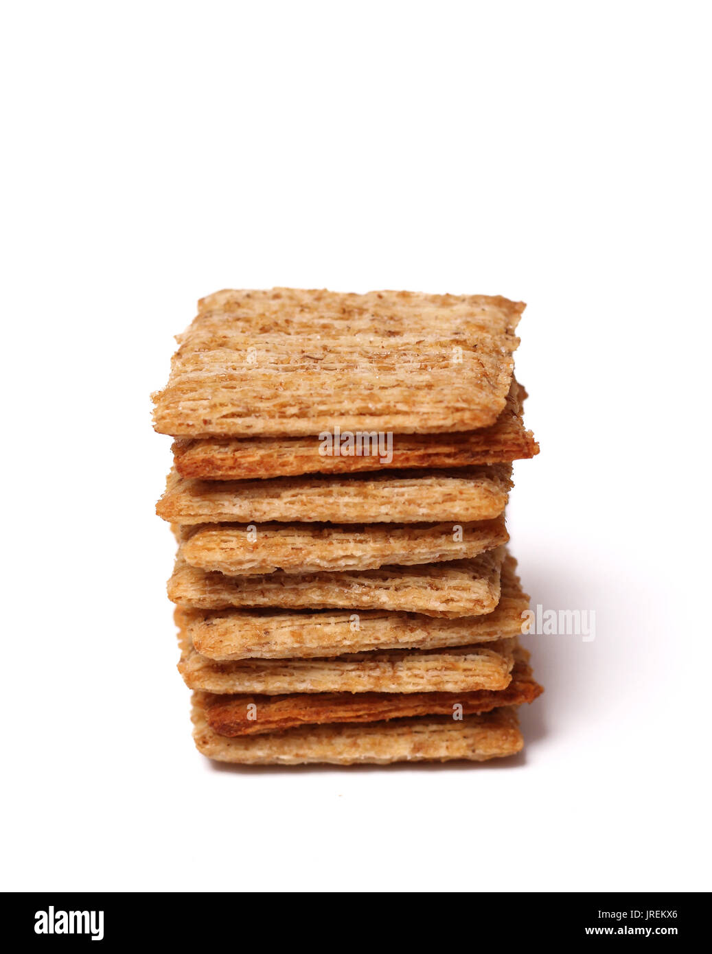 Crackers Isolated on a White Background Stock Photo - Alamy