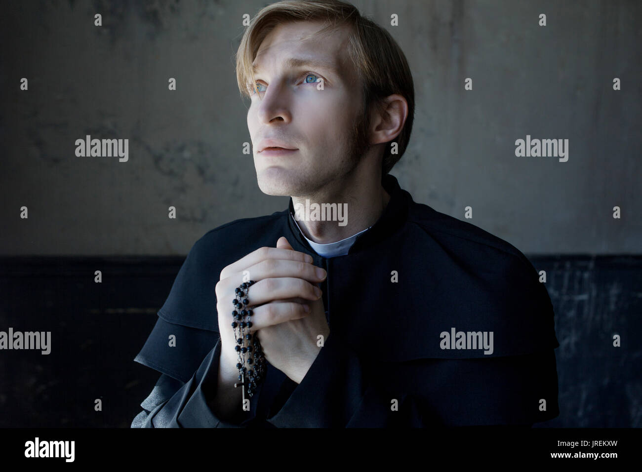 Handsome monk hi-res stock photography and images - Alamy