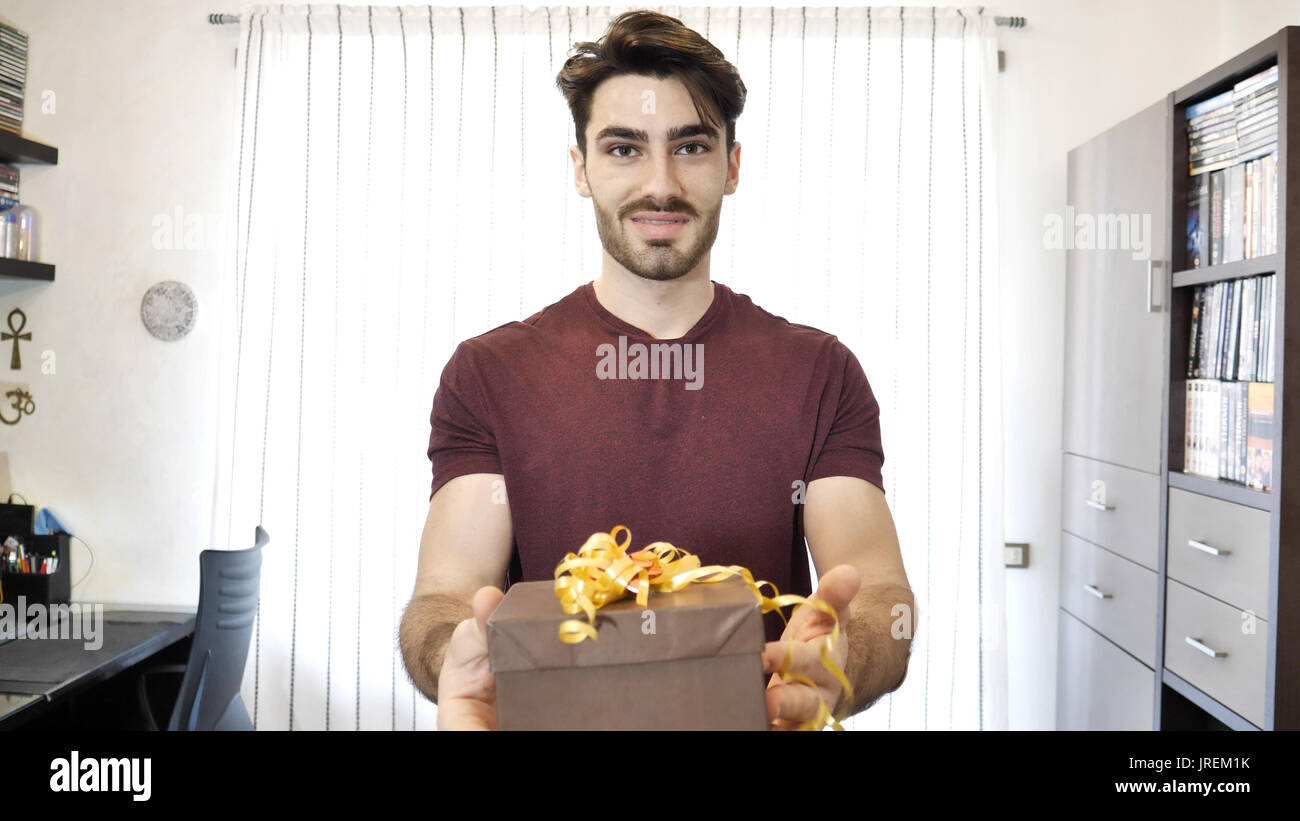 Thanks receiving gift hi-res stock photography and images - Alamy