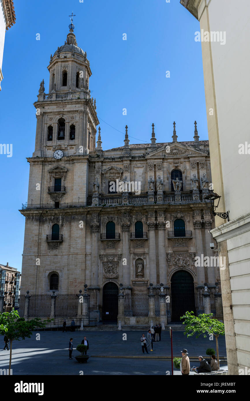 Jaen, Spain - may 2016, 2: The cathedral of the holy Church in Jaen ...